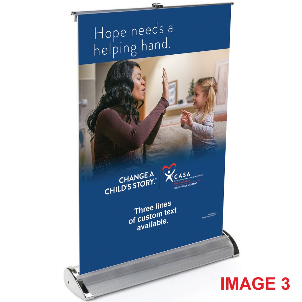 Table Top Retractable Banner (17" X 12")