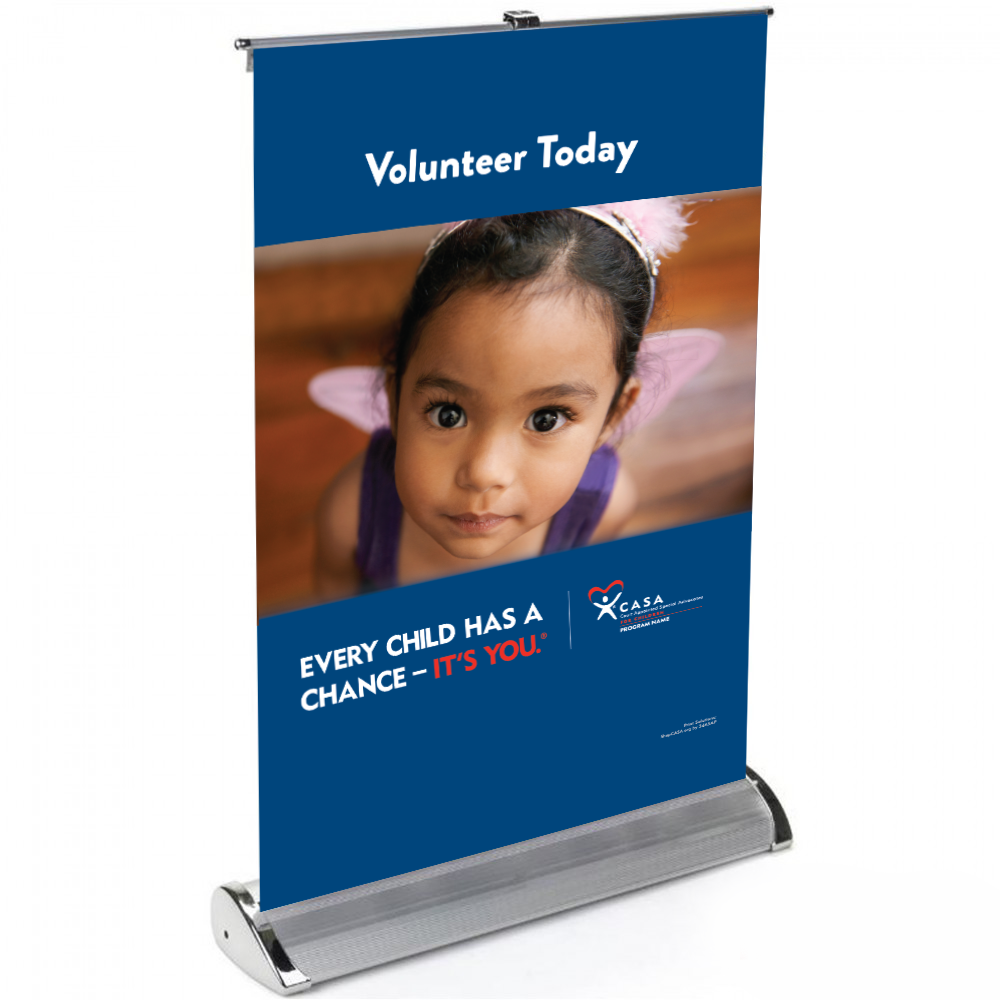 Table Top Retractable Banner (17" X 12")