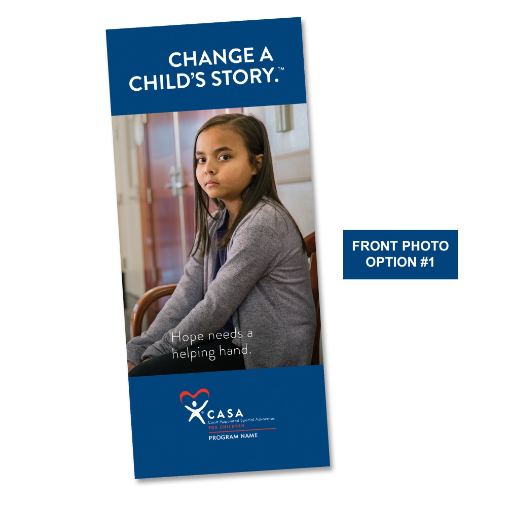 Change a Child's Story Brochure (Custom Logo, Contact & QrCode)
