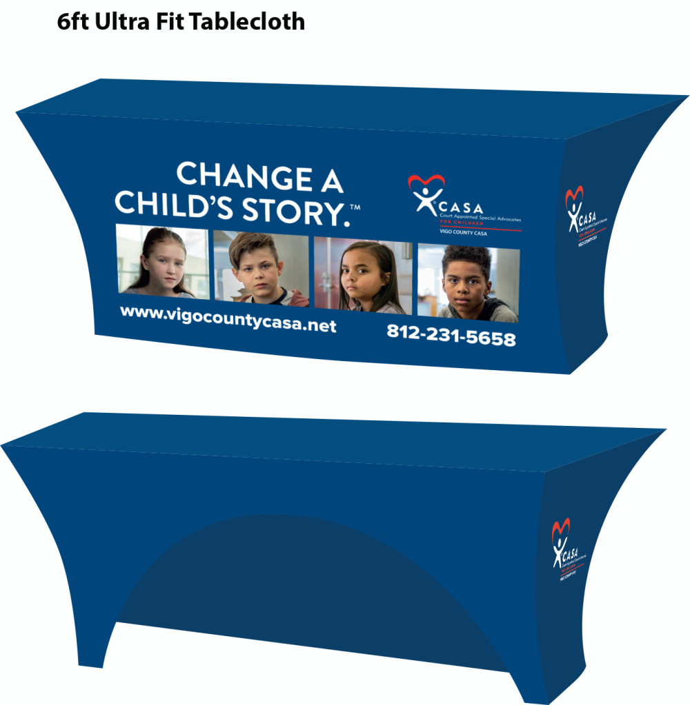 Custom Ultra Stretch Fit Tablecloth - 128" x 86"