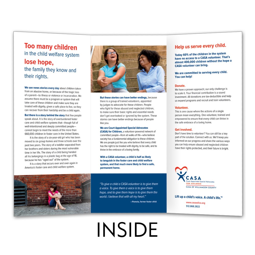 CASA Brochure (Custom Logo, Contact & QrCode)