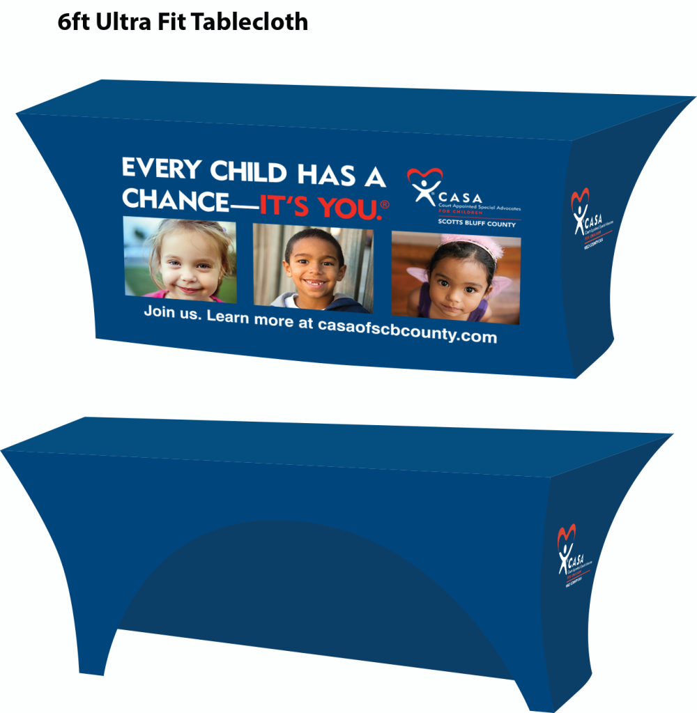 Custom Ultra Stretch Fit Tablecloth - 128" x 86"