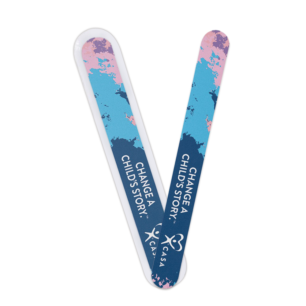 7" FULL COLOR NAIL FILE With EVA Pouch