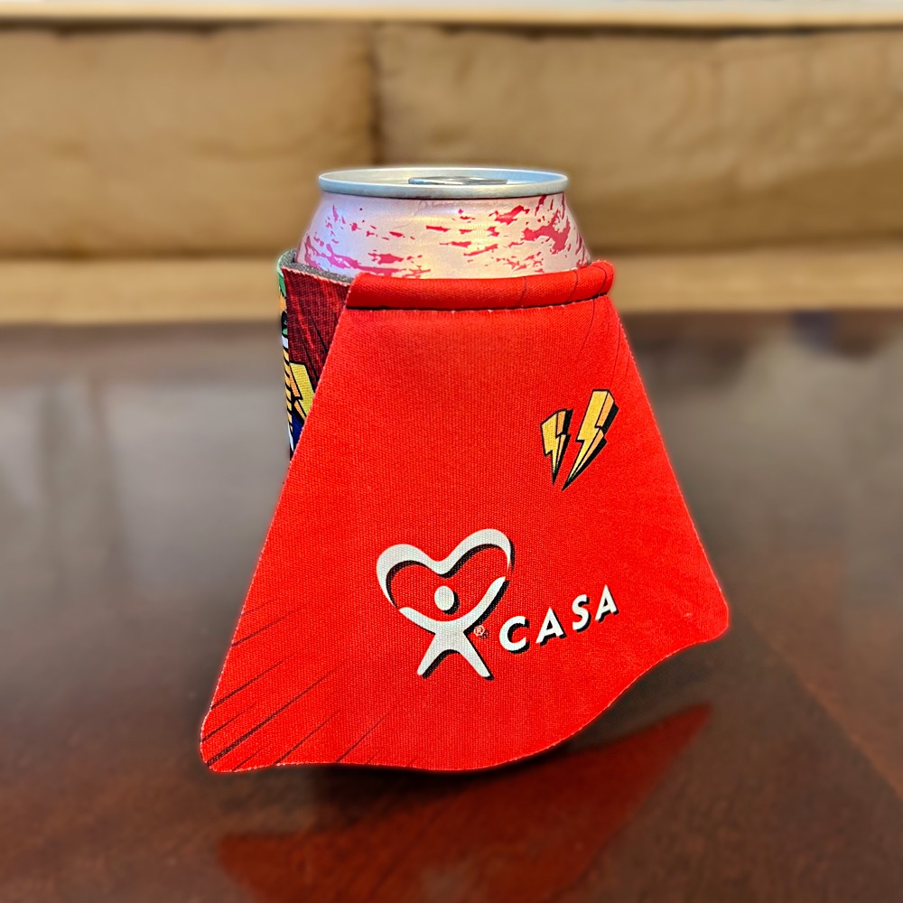 Superhero Cape Can Cooler
