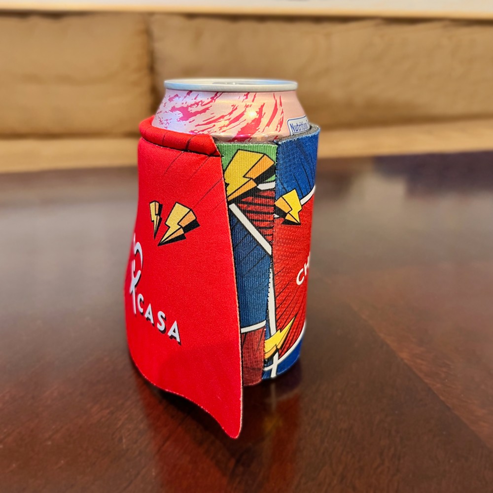 Superhero Cape Can Cooler