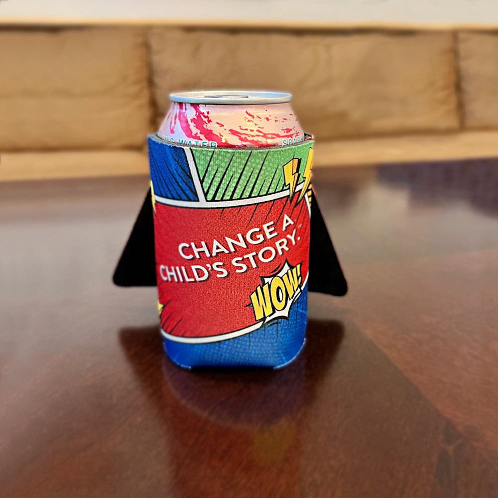 Superhero Cape Can Cooler