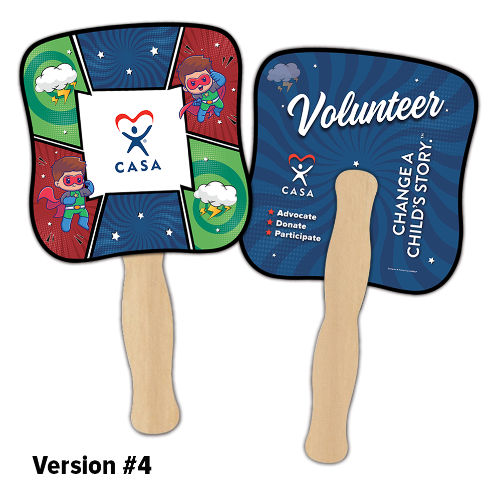 2-Sided Super Hero Hand Fans - SHOP Here